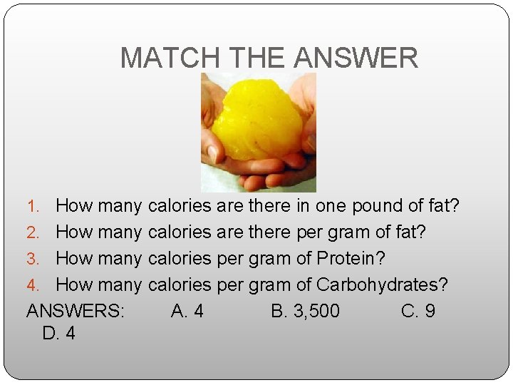 NUTRITION Percent Fat PPT http www youtube comwatch