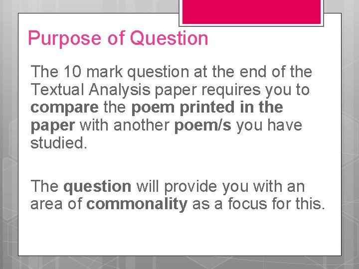 Higher Textual Analysis Final Question 10 marks Carol