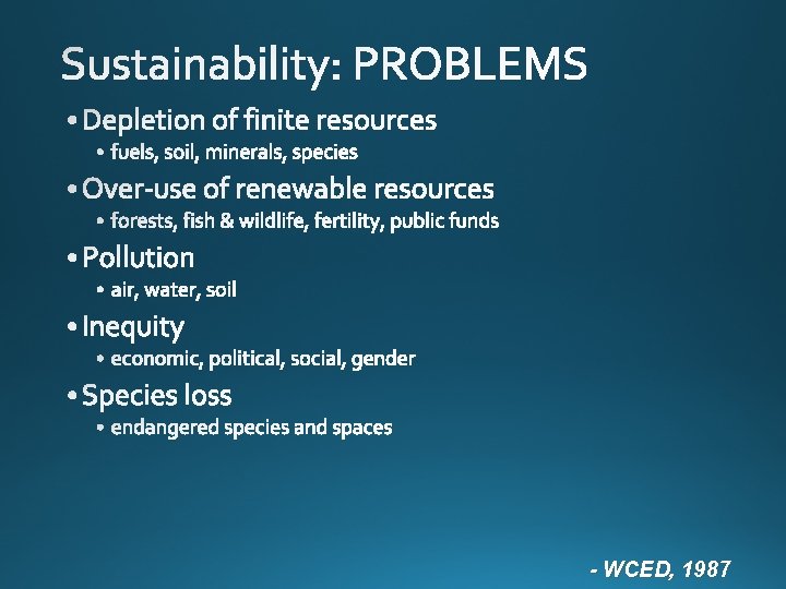 Introduction to Sustainability physical geographical ecological ...