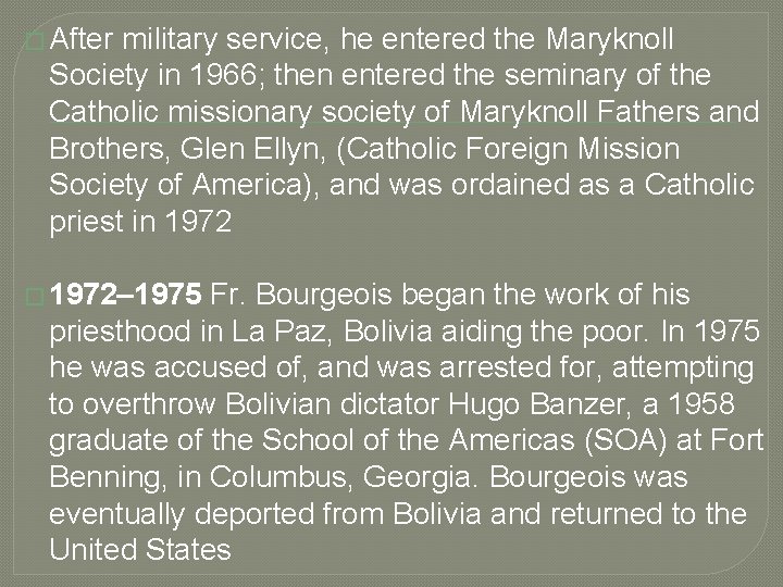 Fr Roy Bourgeois 1938 Leo R Sandy Roy