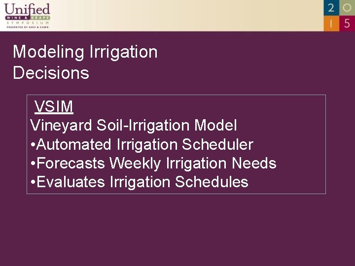 Vineyard Tech Advancements for Viticultural DecisionMaking Vineyard Tech