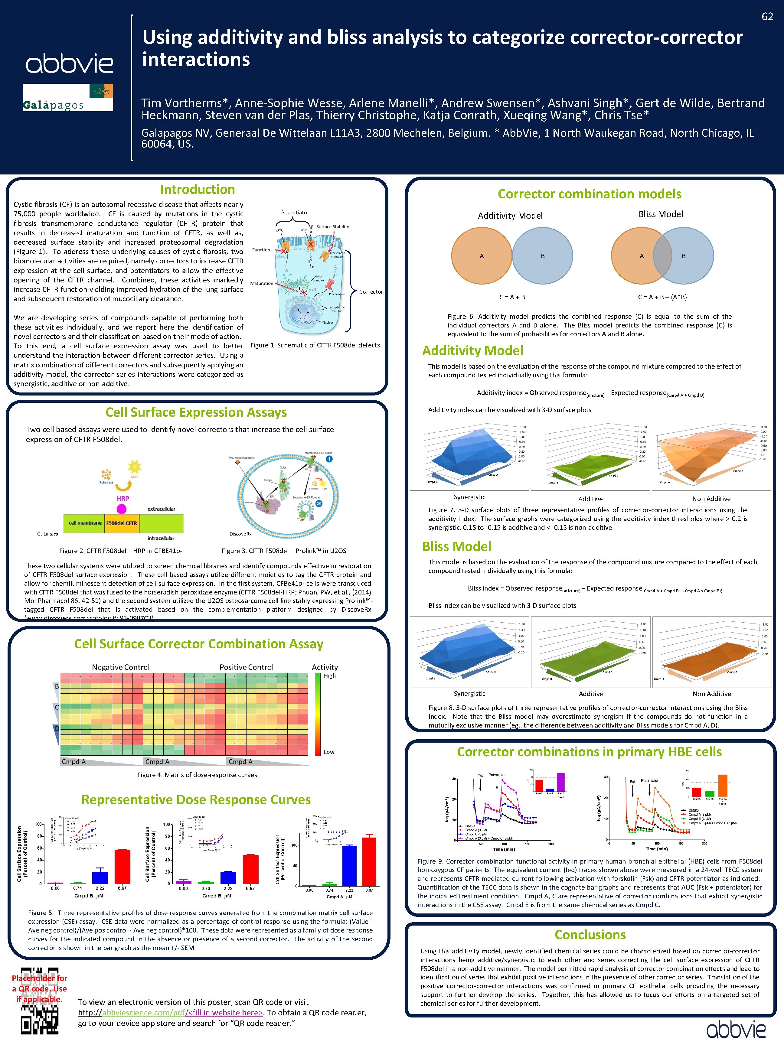 Using additivity and bliss analysis to categorize correctorcorrector