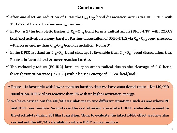 Mechanistic Study of Di Fluoro Ethylene Carbonate as