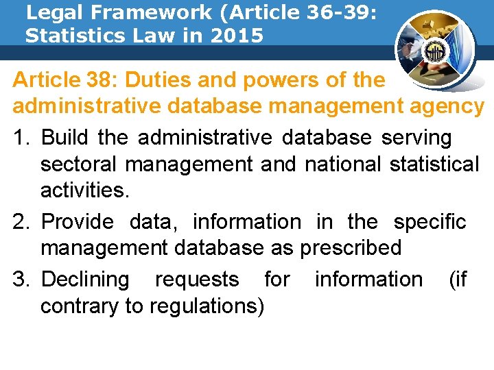 CURRENT SITUATION OF CIVIL REGISTRATION AND VITAL STATISTICS