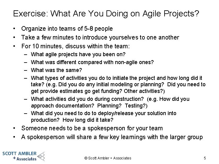Disciplined Agile Delivery The Foundation for Scaling AgileScrum
