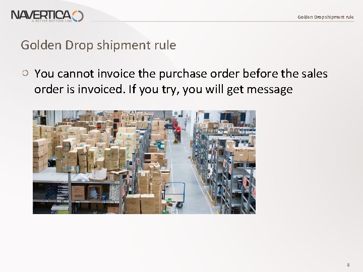 Introduction to MS Dynamics NAV Drop Shipment Pm