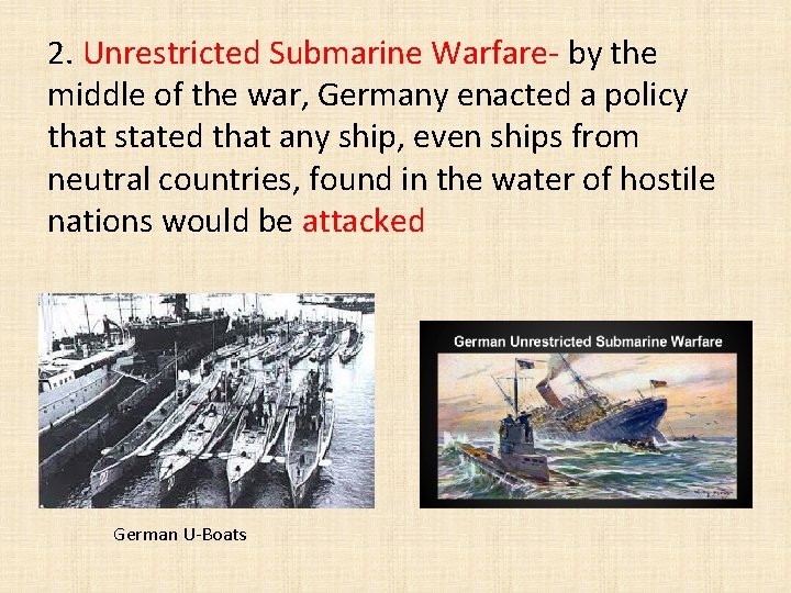 WWI Notes World War 1 Was the greatest