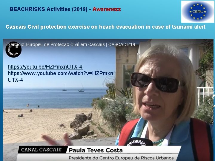 BEACHRISKS PROJECT Beach and Coastal Resorts Risks Activities