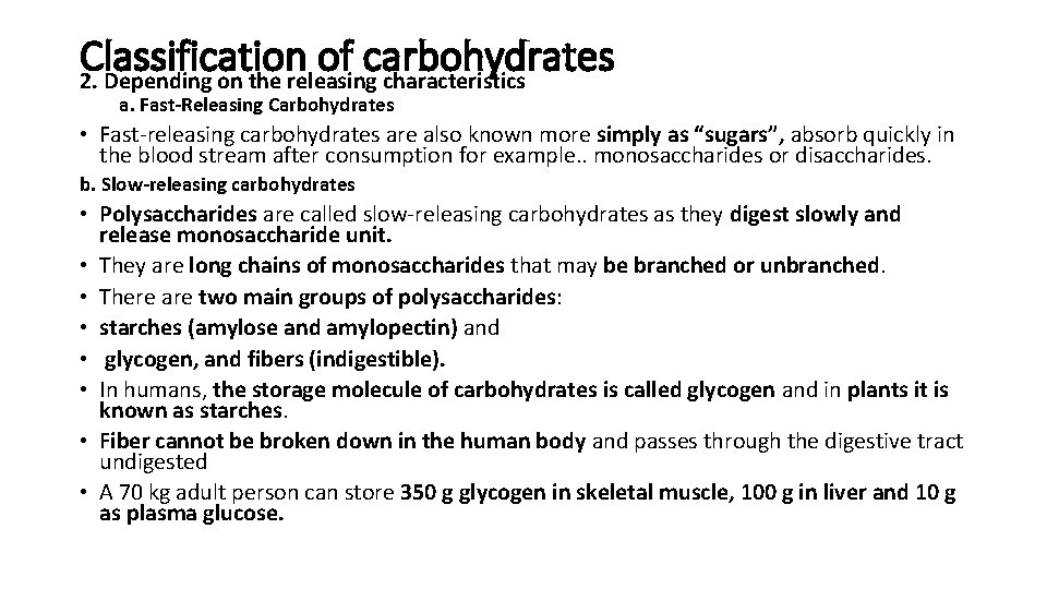 Carbohydrates Effat Ara Jahan Sr Lecturer Dept of