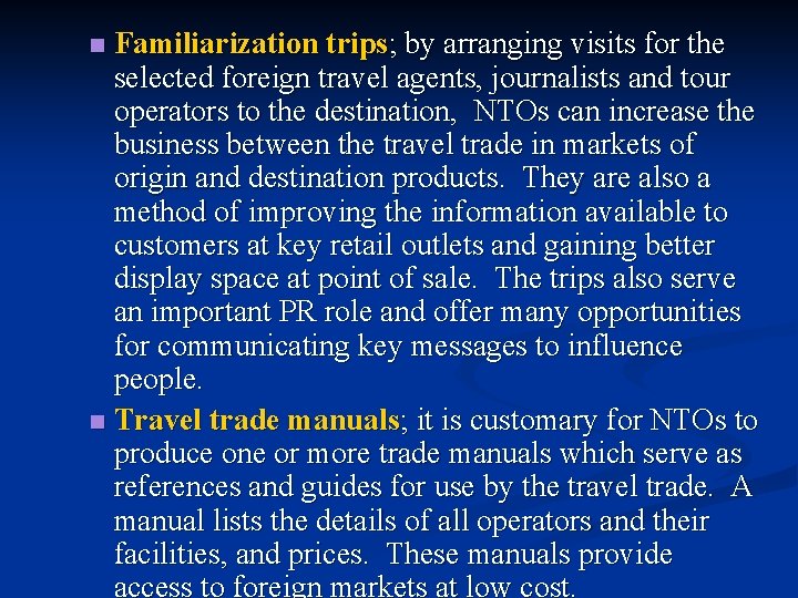 Marketing Tourism Destinations Objective Introducing the meaning ...