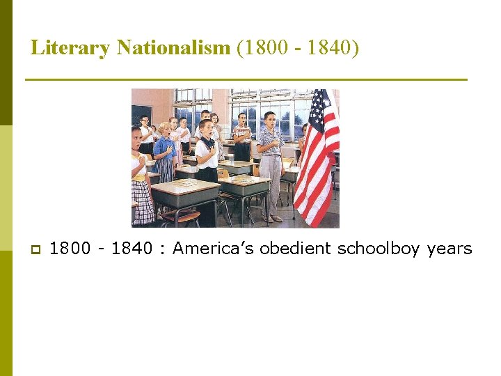 UNIT IV TRANSCENDENTALISM Americas First Identity Crisis 1840