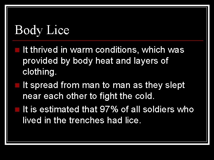 Trench Warfare The causes dangers and lasting problems