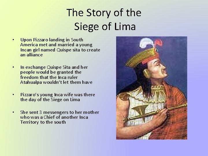 Francisco Pizzaro The Incas The Great Inca Rebellion