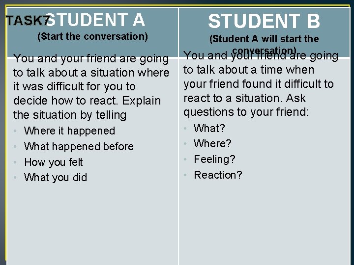 TING STUDY PACK IV Speaking Tasks TASK 1