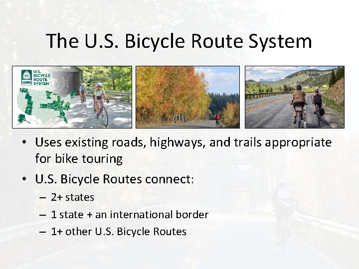 Building U S Bicycle Routes across Washington The