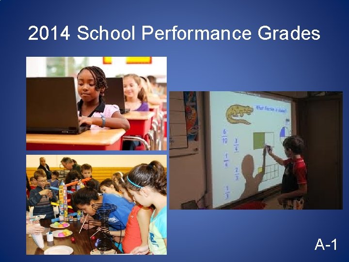 2014 School Performance Grades A1 School Performance Grades
