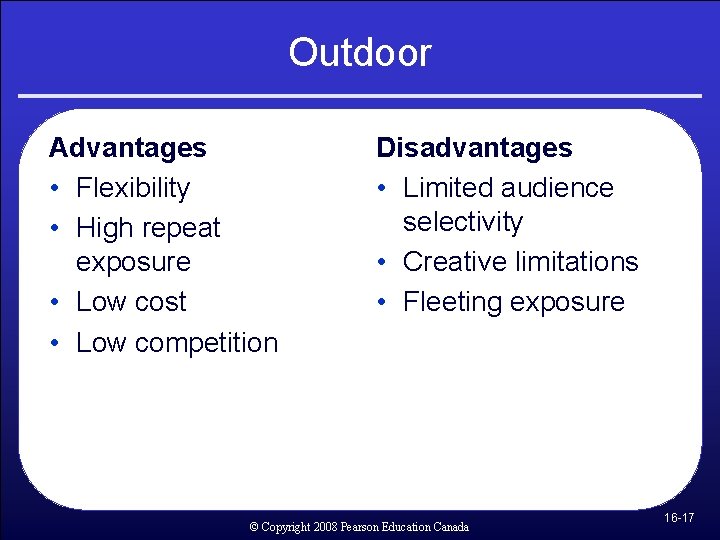 A FRAMEWORK for MARKETING MANAGEMENT Chapter 16 Managing