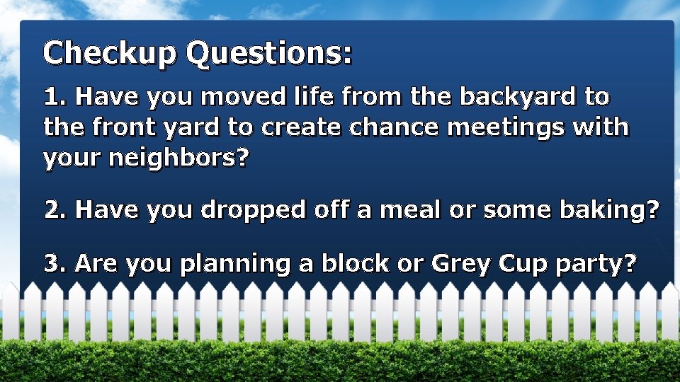 Series Love Your Neighbor Part 4 Love and