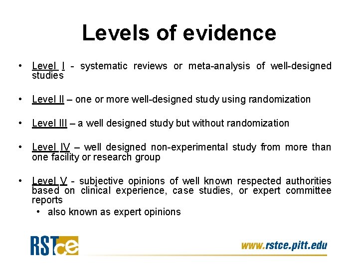 Seat Functions EvidenceBased Practice Mark R Schmeler Ph