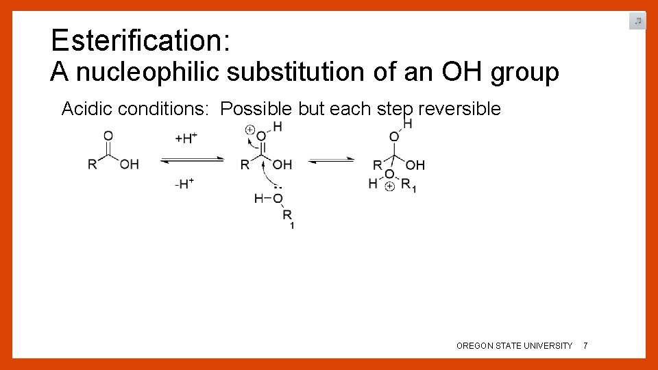 CH 362 Virtual lecture January 20 2020 Esterification