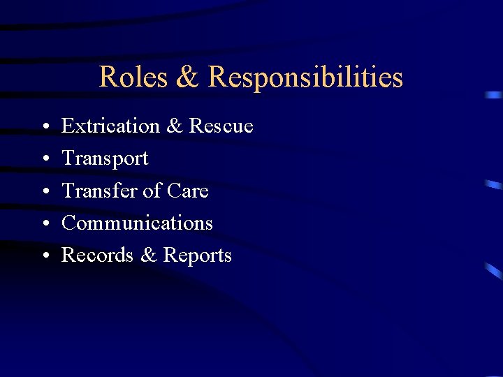 INTRODUCTION TO EMERGENCY MEDICAL CARE EMERGENCY MEDICAL TECHNICIAN