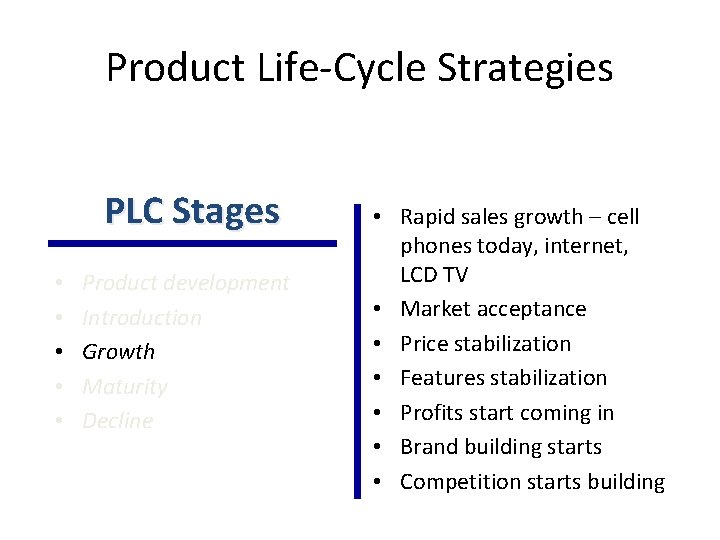 Product Life Cycle Marketing Strategy Javed Kalangade Assistant