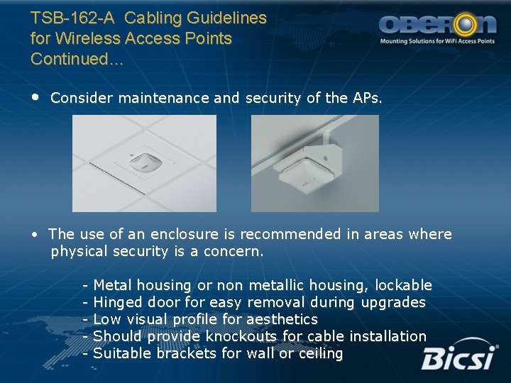 Wiring for Wireless TM with Twisted Pair Cabling