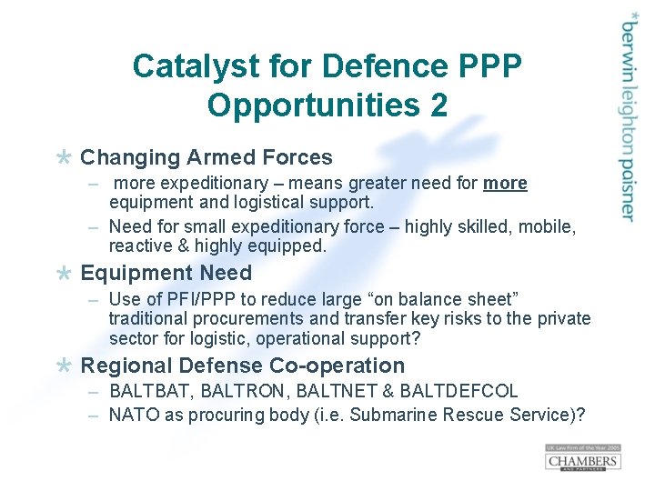 Defence PFI PPPs Opportunities for the Baltic States