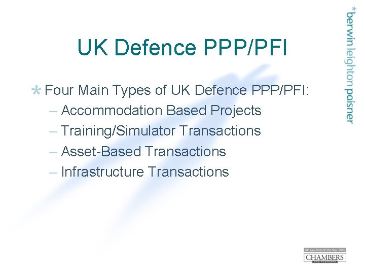 Defence PFI PPPs Opportunities for the Baltic States