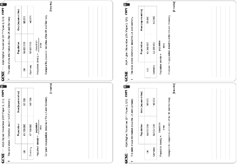 Compound Measures Higher GCSE Questions AQA These questions