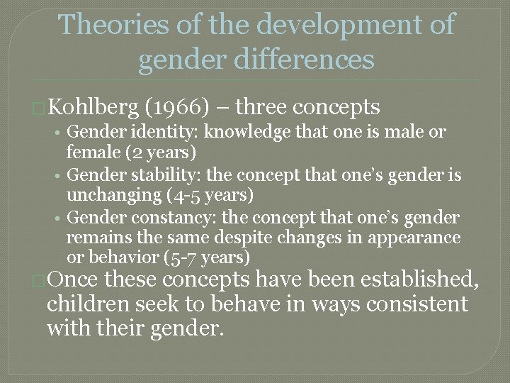 Gender and Sexuality PSY 140 Fall 2016 Dr