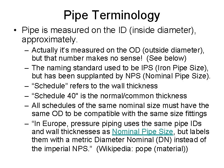 Basic Concepts of Plumbing There are no difficult