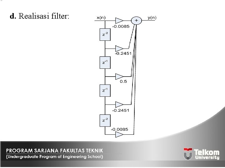 PERANCANGAN FIR HPF METODE WINDOWING Rancanglah suatu filter