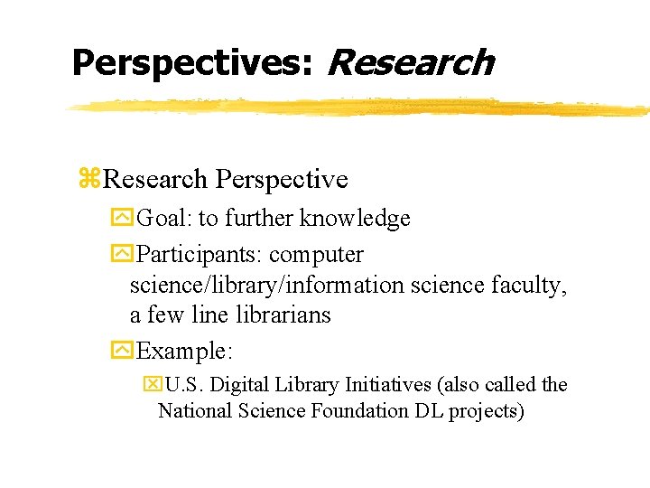 Digital Libraries In a Nutshell Roy Tennant The