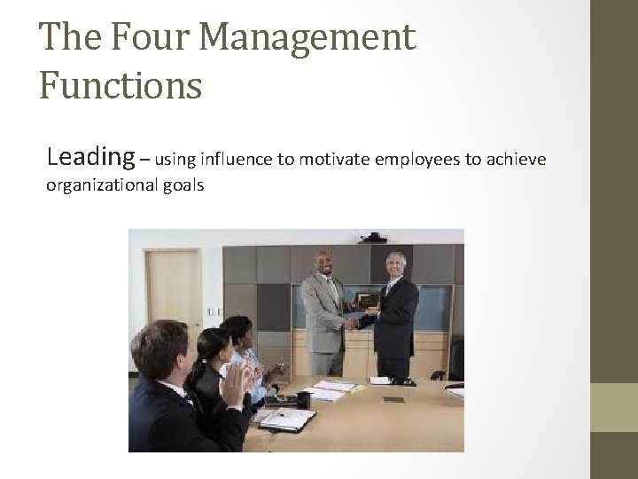 Innovative Management for a Changing World Describe the