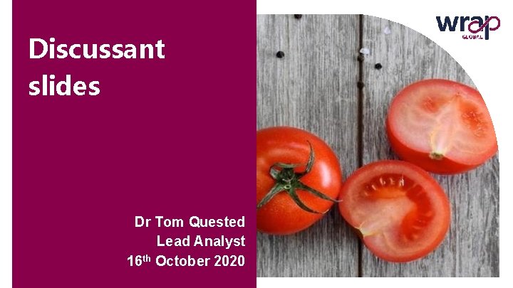 Food waste measurement How to decide on a