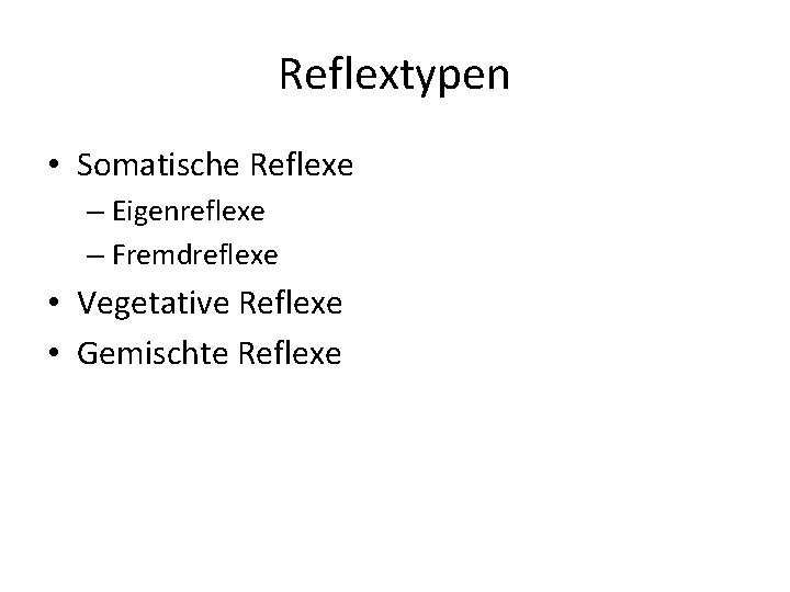 8 Mikroskopie des Rckenmarks RexedZonen Reflexbogen Rezeptoren und