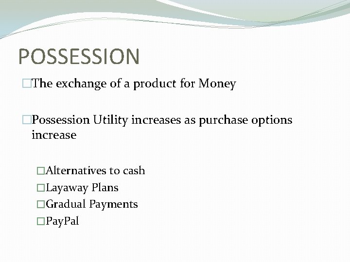 ECONOMIC BENEFITS OF MARKETING 1 New and Improved