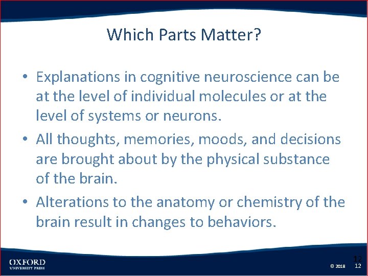 1 Introduction Cognitive Neuroscience David Eagleman Jonathan Downar