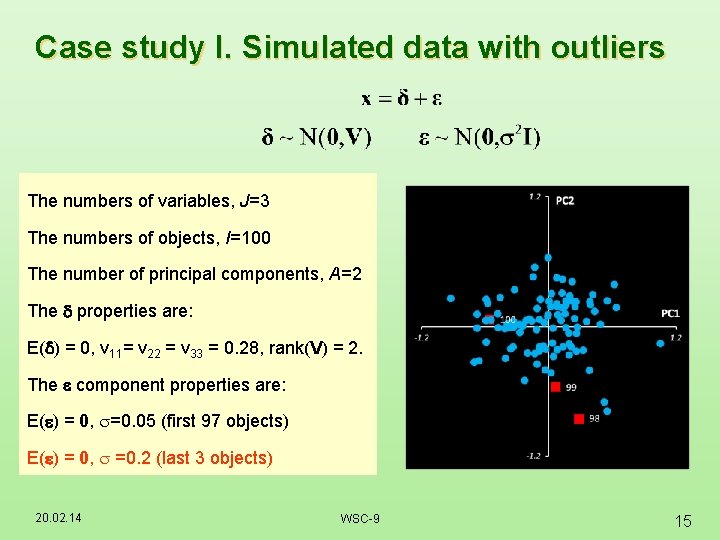 Dual data driven SIMCA as a oneclassifier Alexey