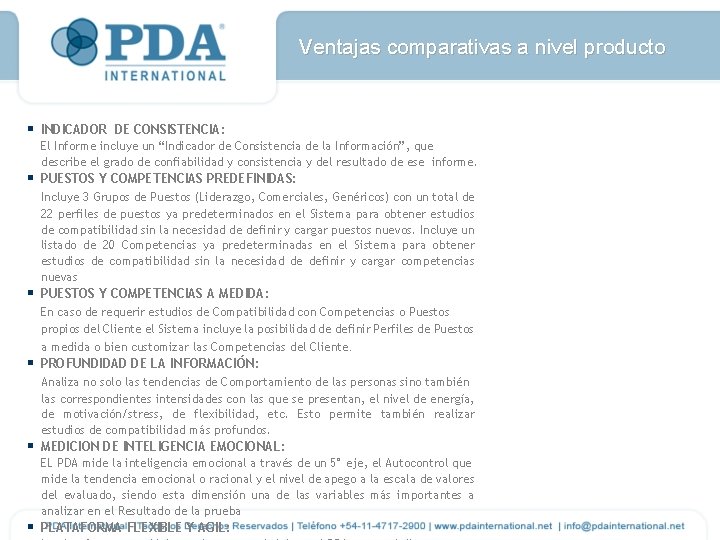 Evaluacin de Perfiles PDA Personal Development Analysis Qu