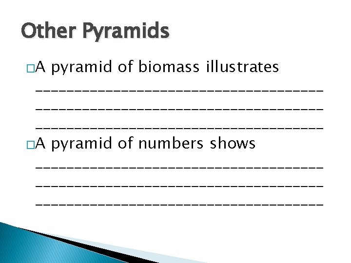 Energy Flow in Ecosystems Unit 3 3 Think