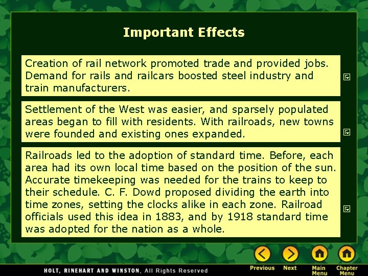 Chapter 14 The Second Industrial Revolution Section Notes