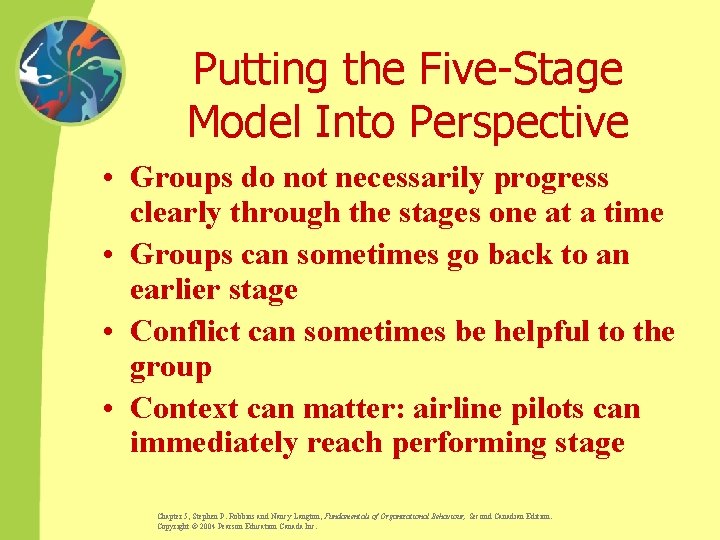 Chapter 5 Working in Teams Chapter 5 Stephen