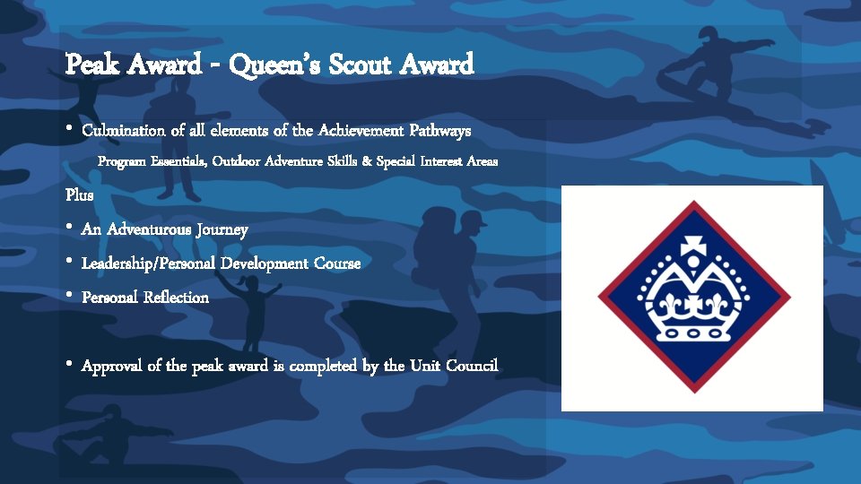 Introduction to Achievement Pathways For Venturers Current as