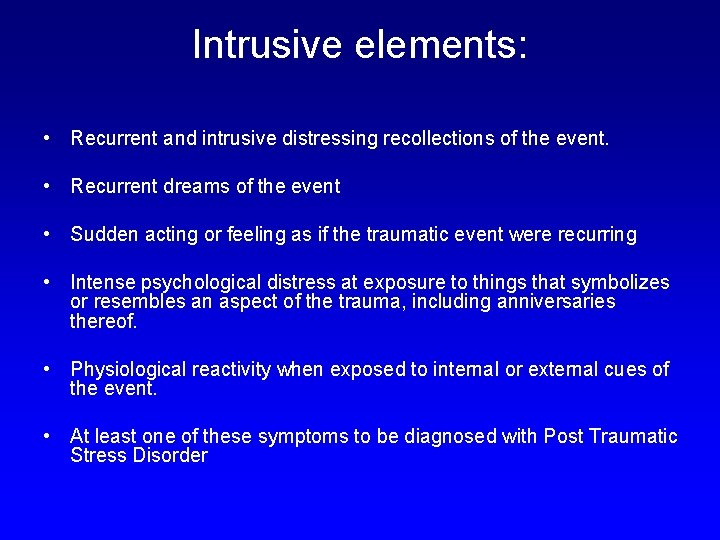 Posttraumatic Stress Disorder PTSD Aneish Mangarai Nikolaos Kakavoulis
