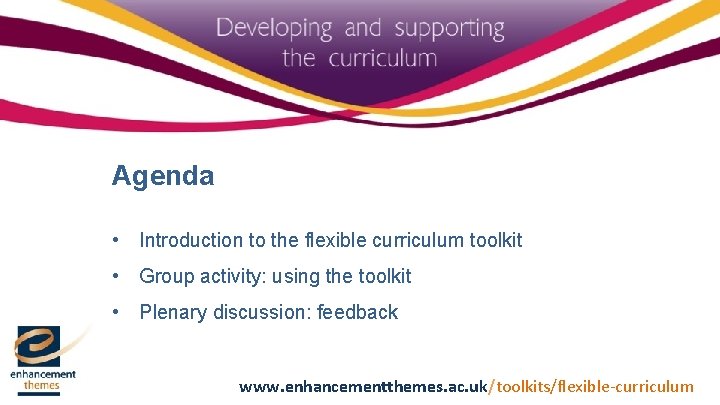 Implementing flexible curricula A workshop to explore approaches