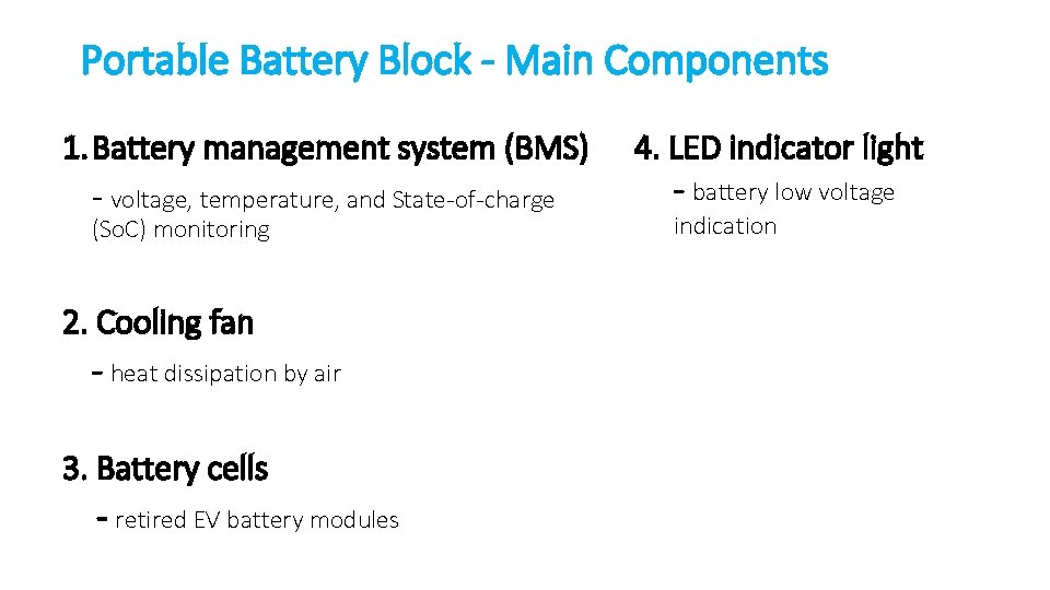 Proposal Mobile Power Hub Retired EV Battery Apr