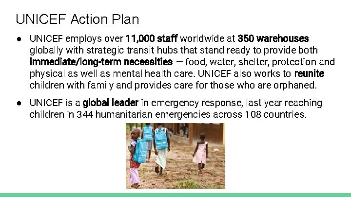 Humanitarian Action 2918 BWHS UNICEF Club Meeting Officers