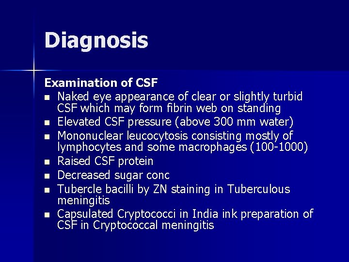 CNS n Nonneoplastic lesions inflammations and infections MENENGITIS